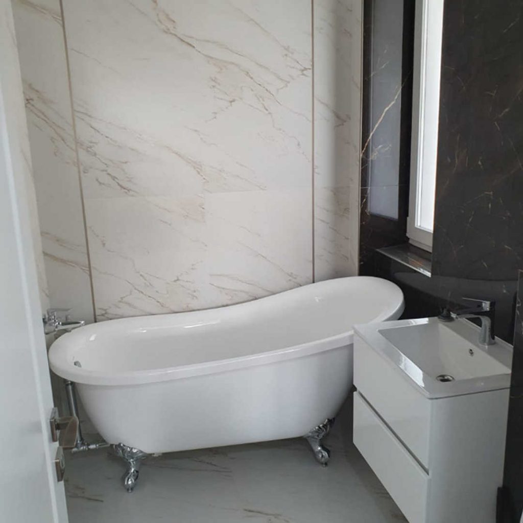 Elegant Carrara Grande White Carving Marble Porcelain Tile – High Tiles