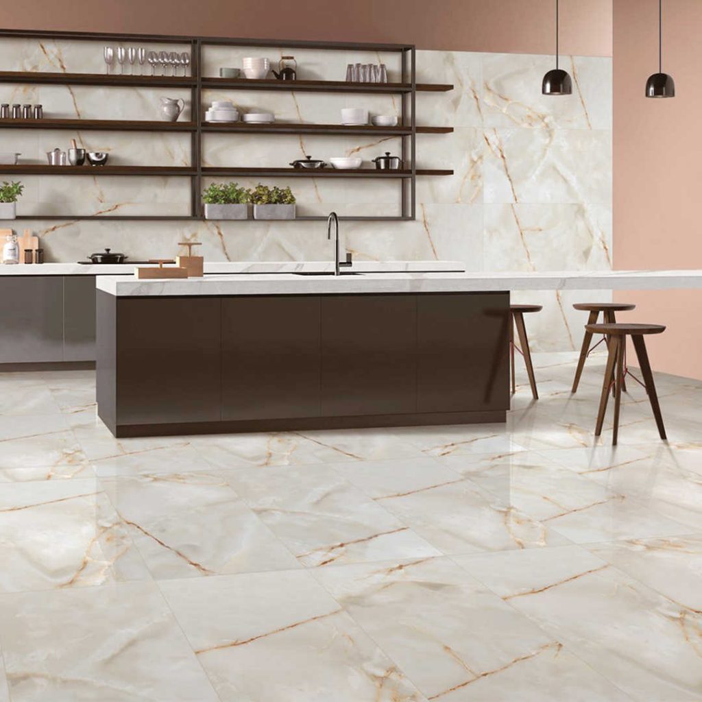 Exotic Onyx Pearl Royal White Porcelain Tile – High Tiles