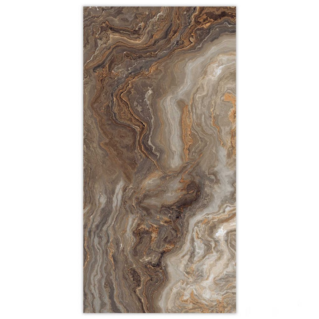 Exotic Verde Brown Onyx Porcelain Tile – High Tiles