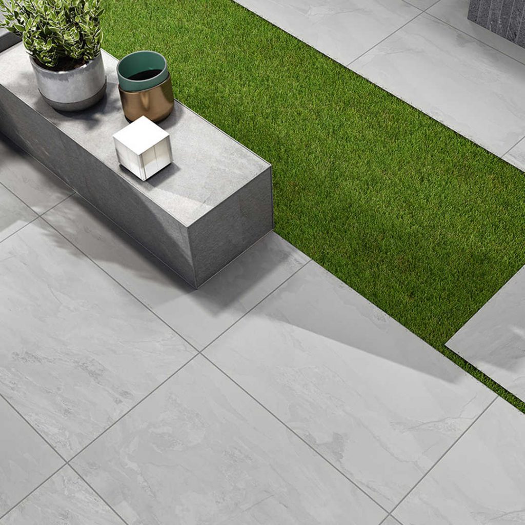 Slate Rock Steel Grey Outdoor Tile – High Tiles